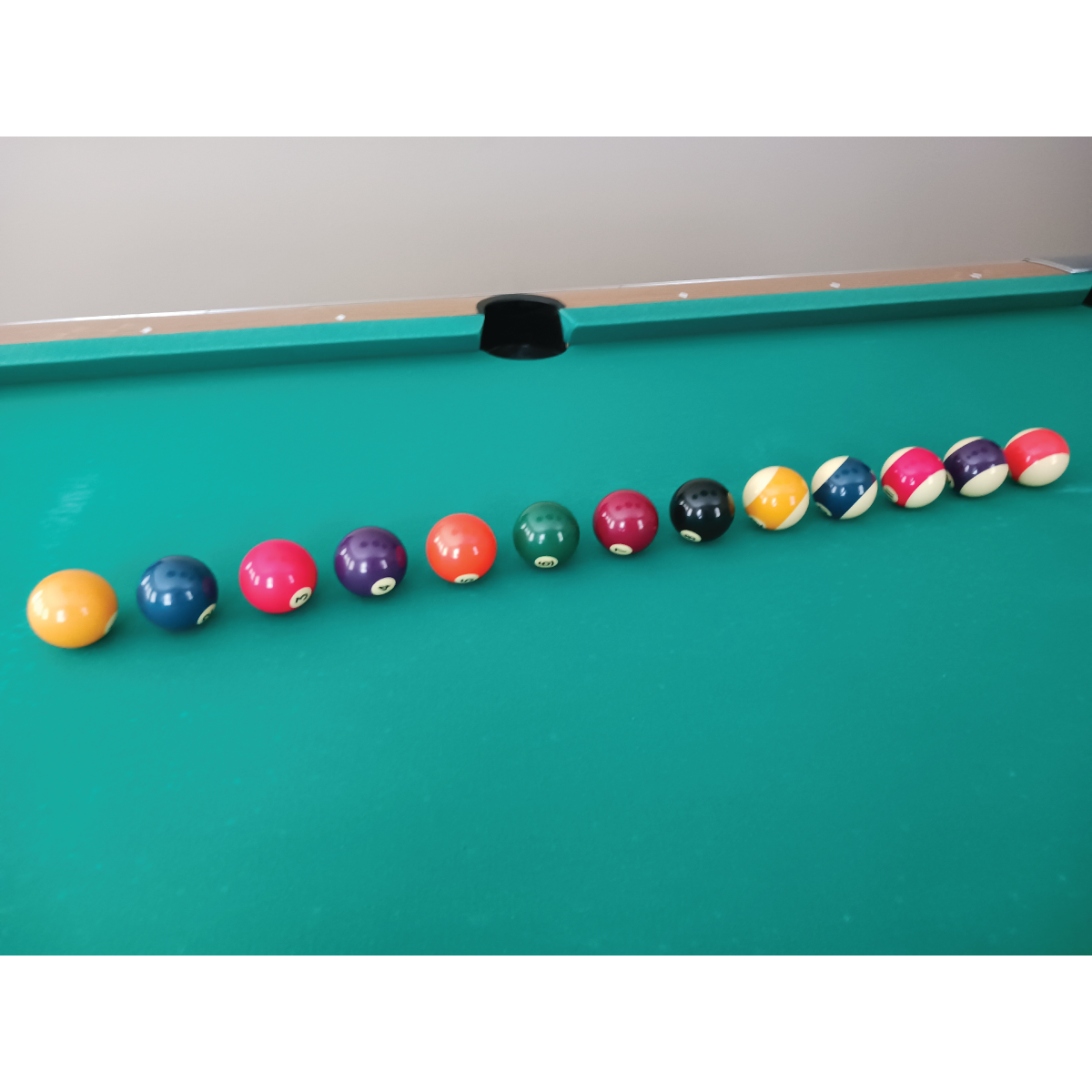Line of balls rack - 13 ball - Rock-it Billiard Products LLC