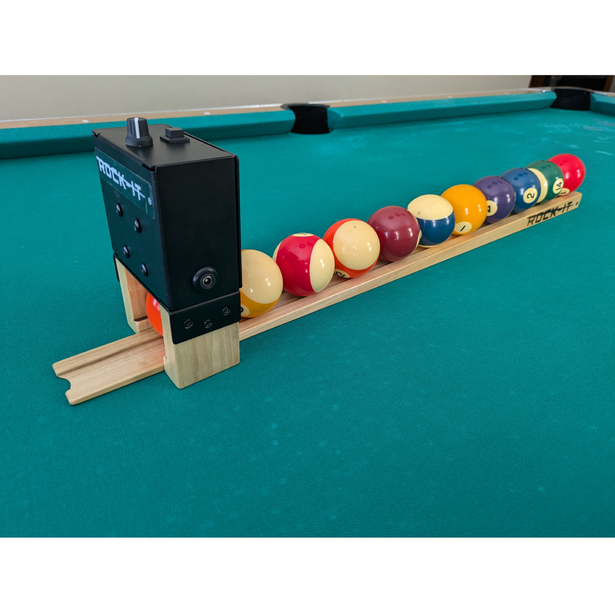 Automatic Rock-it Launcher - Rock-it Billiard Products LLC